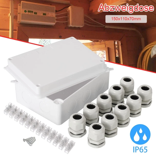 IP65 AUFPUTZ FEUCHTRAUM Abzweigkasten Verteilerkasten Abzweigdose ...
