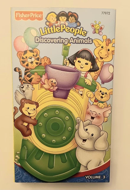 FISHER PRICE LITTLE People Discovering Animals VHS Volume 3 Video Tape ... FISHER PRICE LITTLE People Discovering Animals VHS Volume 3 Video Tape ...