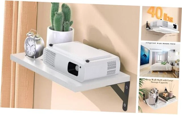 PROJECTOR SHELF/MODEM SHELF/ROUTER Shelf/Cable Box Wall Mount/Router ...
