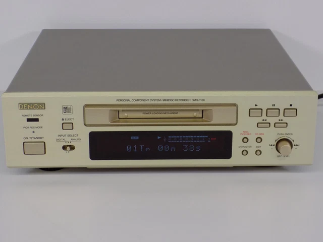 [RARE] DENON DMD-F100 Md Recorder W/Necessary Accessories Used From ...