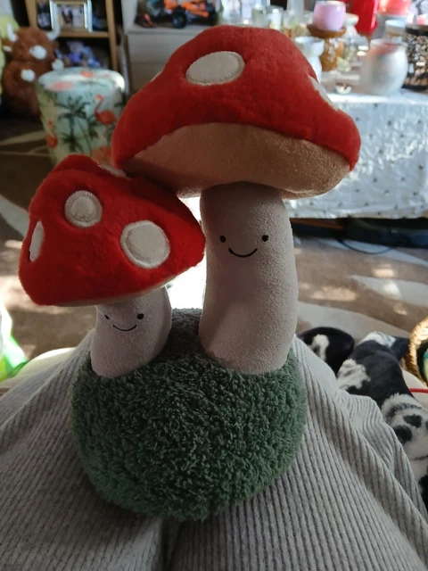 JELLYCAT AMUSEABLES TOADSTOOL Rare Retired £21.48 - PicClick UK