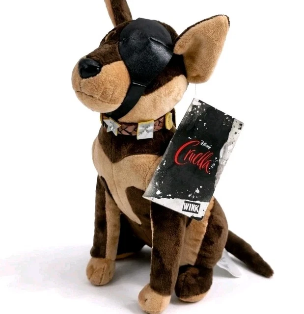 DISNEY STORE CRUELLA Wink Dog Plush Soft Toy With Tags 11" Movie 2021 £ ...