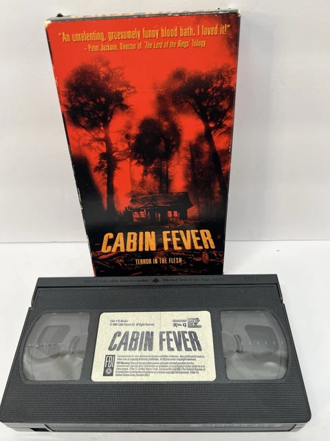 CABIN FEVER 2002 VHS Rider Strong Jordan Ladd Eli Roth Survival Horror ...