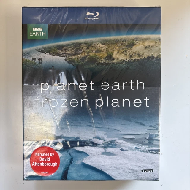 PLANET EARTH FROZEN Planet Blu-ray Sir David Attenborough BBC SEALED £8 ...