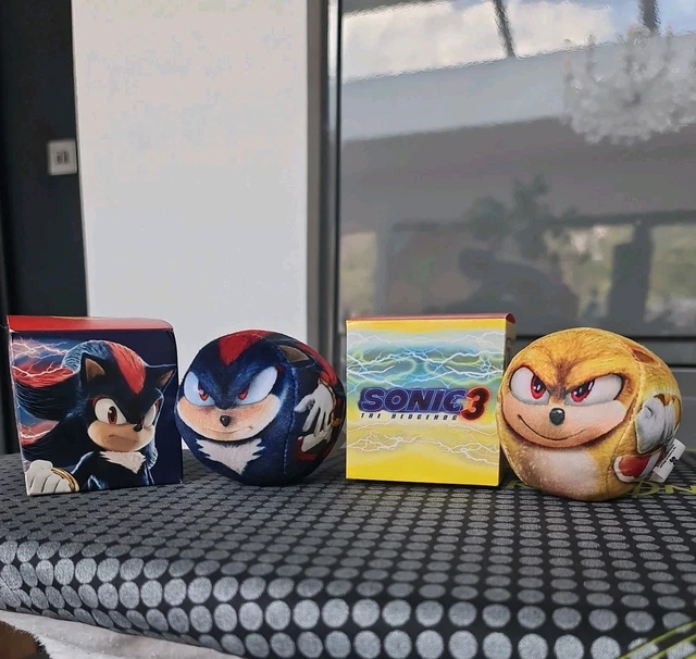 MCDONALDS 2025 SONIC The Hedgehog 3 Happy Meal Toy Plush Balls Yellow ...