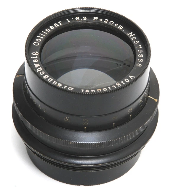 VOIGTLANDER VINTAGE COLLINEAR 20 cm F/6.3 with very clean glass £559.37 ...