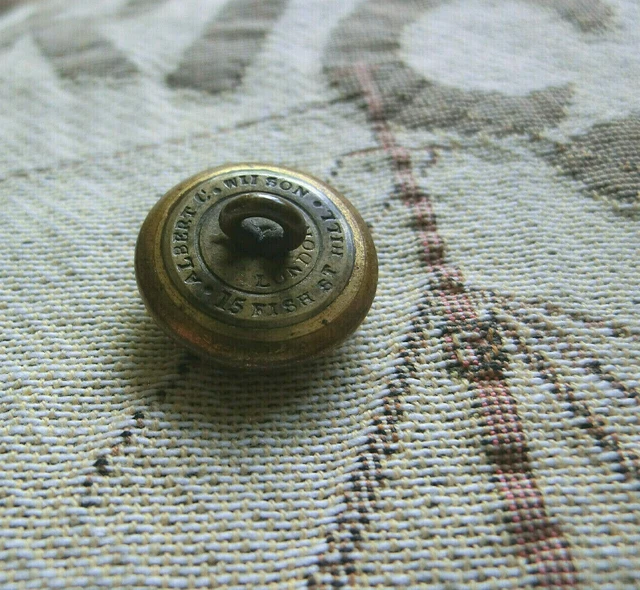 ANTIQUE BRASS BUTTON New Zealand Shipping Company- Albert C. Wilson ...