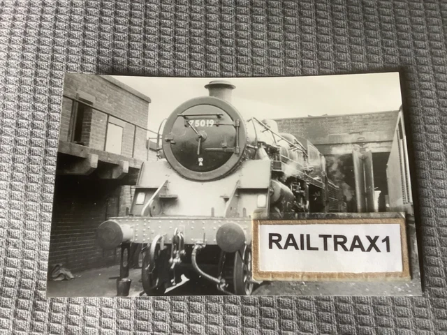 RAILWAY PHOTOGRAPH - 75019 + AT CARNFORTH SHED - 1960’s. (LANCASHIRE ...