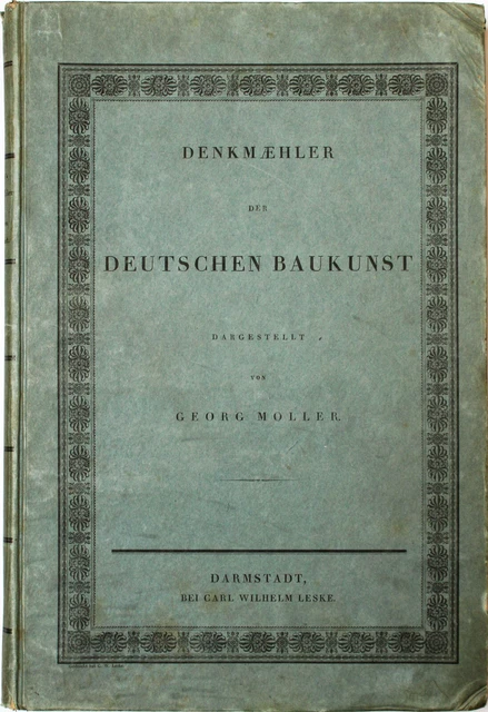 DENKMÄHLER DER DEUTSCHEN Baukunst Dr. Georg Moller 72 Kupfertafeln EUR 650,00 - PicClick DE