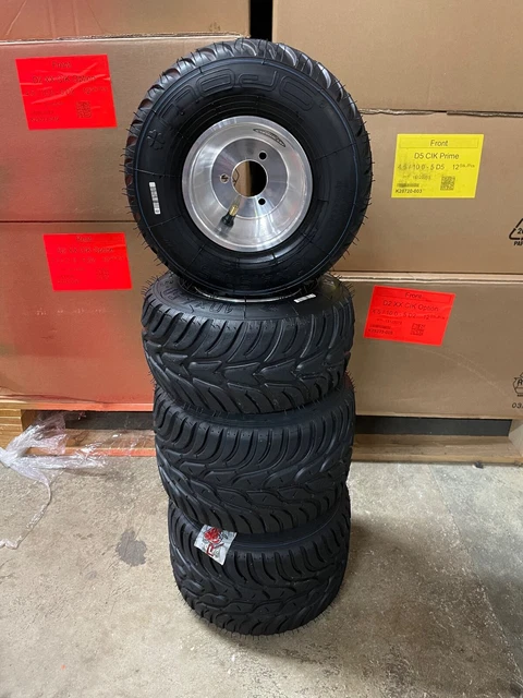 USED MOJO W5 Wets on NEW Jet Rims Go Kart,TKM,Rotax Max,Prokart,OTK ...