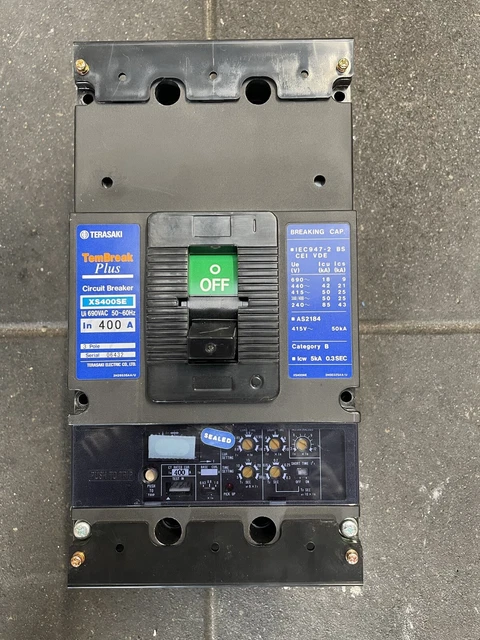 TERASAKI TEMBREAK XS400SE CIRCUIT BREAKER Switch 400A 3 POLE $450.00 ...