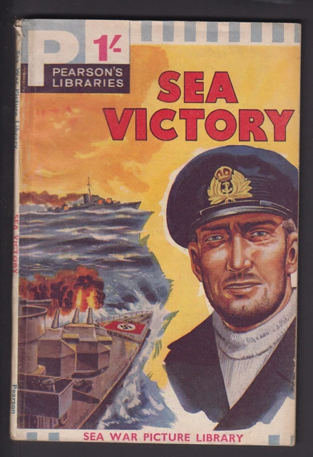 PEARSON LIBRARY SEA War Picture Library Comic No. 6 Sea Victory vg £7. ...
