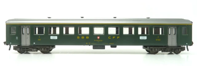 FLEISCHMANN 5133 1ST Class Passenger Coach Zurich - Luzern Sbb Era Iii ...