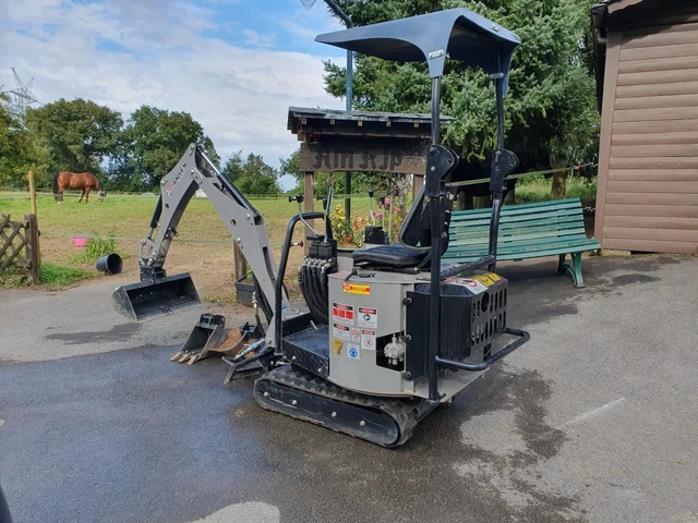 MINIBAGGER JANSEN MB-1500 Benzin Microbagger Bagger 600 KG Knickarm ...