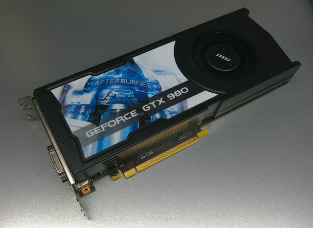 MSI GEFORCE GTX980 Afterburner 4GB DDR5 Video Graphics Card GTX 980 ...