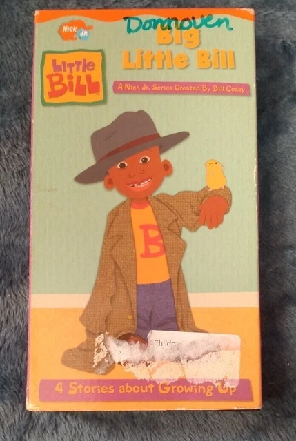 Rare Black Tape Nick Jr Big Little Bill Vhs Video 4 Stories About 2551
