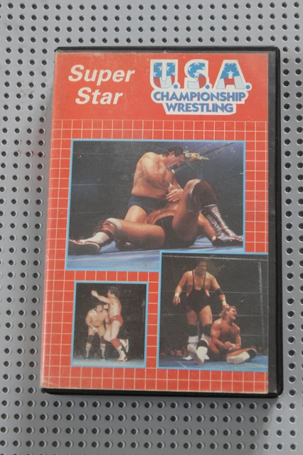 SUPER STAR USA Championship WRESTLING Rare big box VHS 8513 (1986) £14. ...