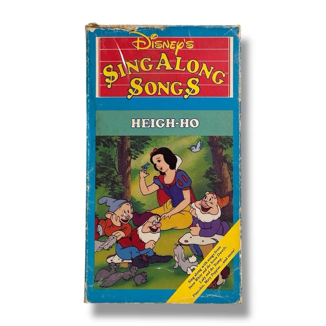 DISNEY’S SING ALONG Songs: Heigh-Ho VHS Tape £4.51 - PicClick UK
