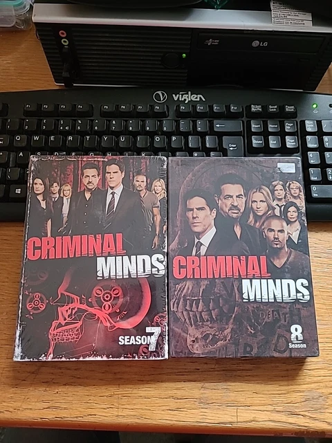 CRIMINAL MINDS: DVD box sets Season 7 & Season 8 - 3 discs in each new ...
