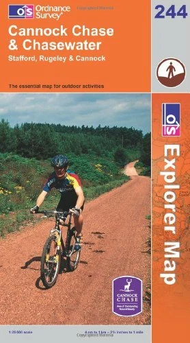CANNOCK CHASE (EXPLORER Maps) (OS Explorer Map) by Ordnance Survey ...