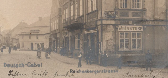 DEUTSCH GABEL - 1902 - Fotokarte - Rare - Jablonné v Podještědí ...
