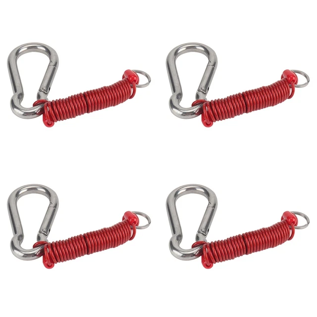 4X TRAILER SPRING Rope Safety Buckle,Zip 4 Foot Breakaway Cable 80-01 ...