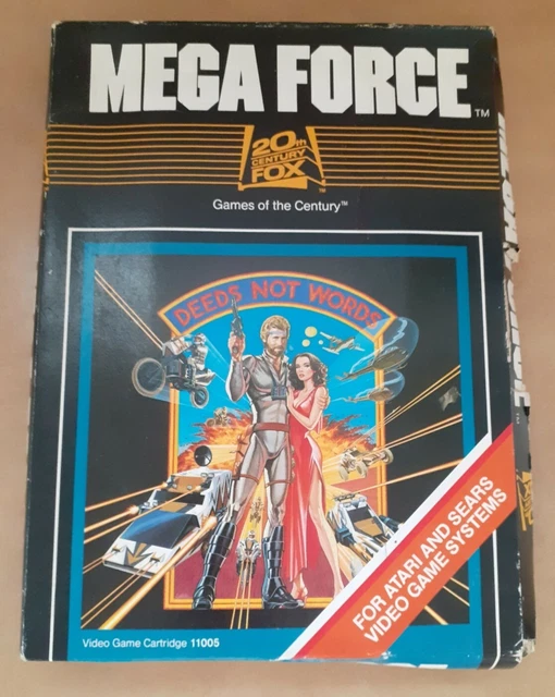 RARE BOXED MEGA Force Game for Atari 2600 20th century fox Game ...
