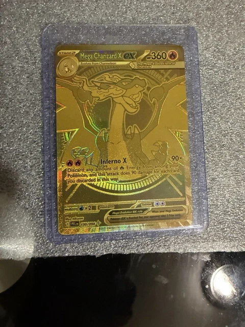 MEGA CHARIZARD X ex 130/094 Me02: Phantasmal Flames Holo Pack Fresh ...