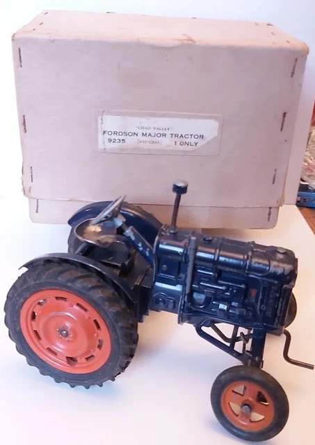 CHAD VALLEY RARE BOXED 1950’s MECHANICAL FORDSON MAJOR TRACTOR SCALE ...