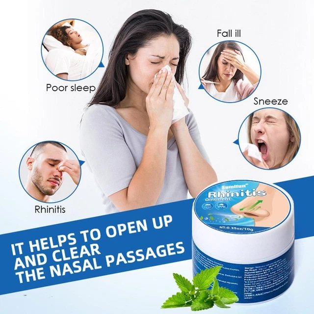 NASAL OINTMENT RHINITIS Cream Sinusitis Runny Nose Congestion Help Nose ...