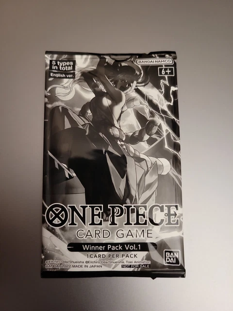 ONE PIECE CARD Game WINNER TOURNAMENT PACK VOL.1 TROPHY PACK New Sealed ...