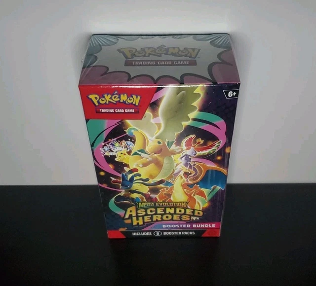 POKEMON TCG MEGA Evolution Ascended Heroes Booster Bundle - NEW/FACTORY ...