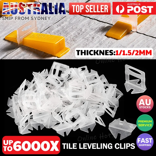 400-2000X TILE LEVELING System Clips Levelling Spacer Tiling Tool Floor ...
