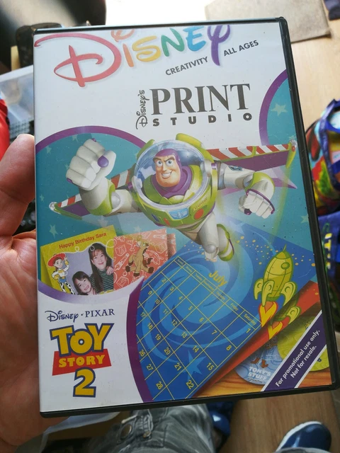 DISNEY'S PIXAR PRINT Studio Toy Story 2 Creativity Design win95/98 ...