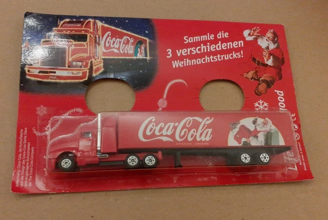 COCA COLA SANTA Father Christmas Truck Lorry Holidays are Coming Coke ...