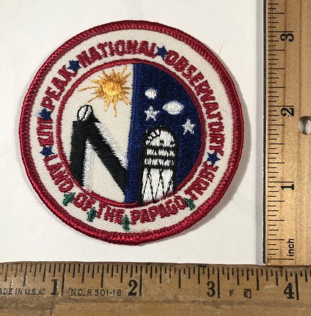 VINTAGE KITT PEAK National Observatory Land Of The Papago Tribe Patch ...