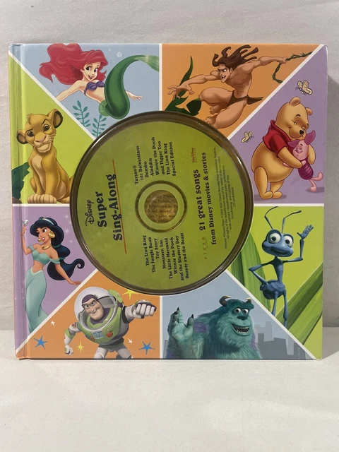 DISNEY SUPER SING-ALONG Book & CD 2006 | 21 Great Songs | EUC £10.52 ...