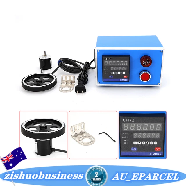 DIGITAL LENGTH COUNTER Roller Wheel Meter Counter Measuring Unit ...