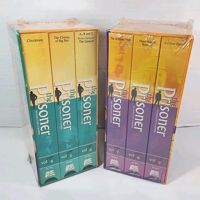 THE PRISONER PATRICK McGoohan A&E - Box Set 2 & 3 - New Sealed - 6 Tape ...