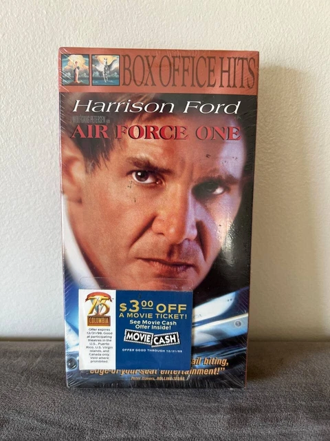 SEALED AIR FORCE ONE movie film with Harrison FORD video tape VHS $19. ... SEALED AIR FORCE ONE movie film with Harrison FORD video tape VHS $19. ...