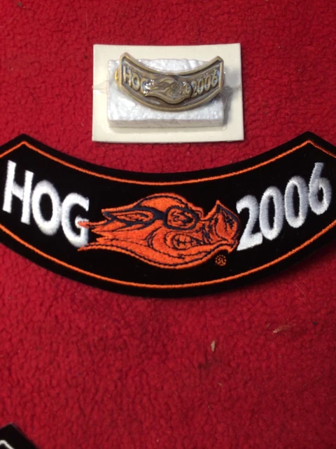 2006 HARLEY OWNERS Group HOG Rocker Patch and Pin EUR 11,11 - PicClick FR