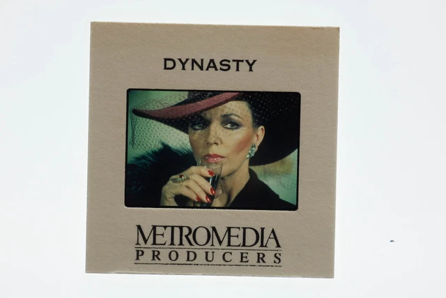 DYNASTY JOAN COLLINS Alexis Carrington TV series Promo Photo Slide 35mm ...