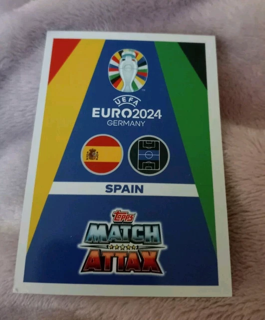 TOPPS MATCH ATTAX Euro 2024 Limited Edition Rodri 100 Club Spain £9.99 - PicClick UK