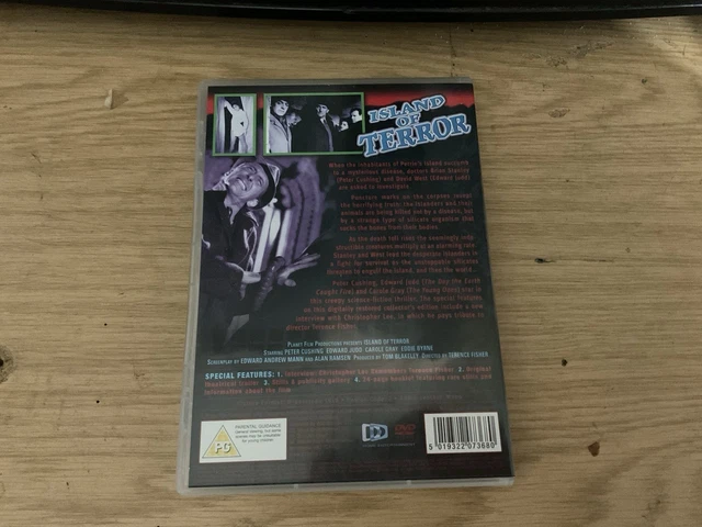 ISLAND OF TERROR Dvd Collectors Edition Cushing £9.73 - PicClick UK