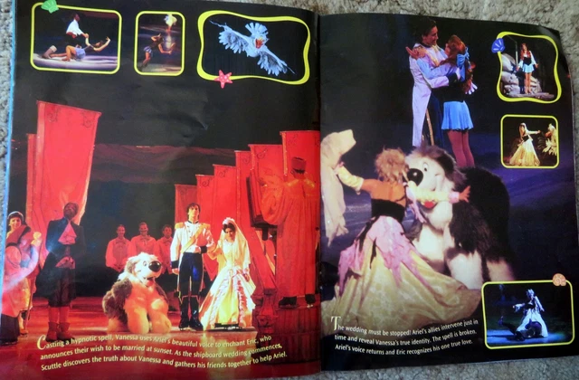 DISNEY ON ICE presents The Little Mermaid Oversized Program 1998 ...