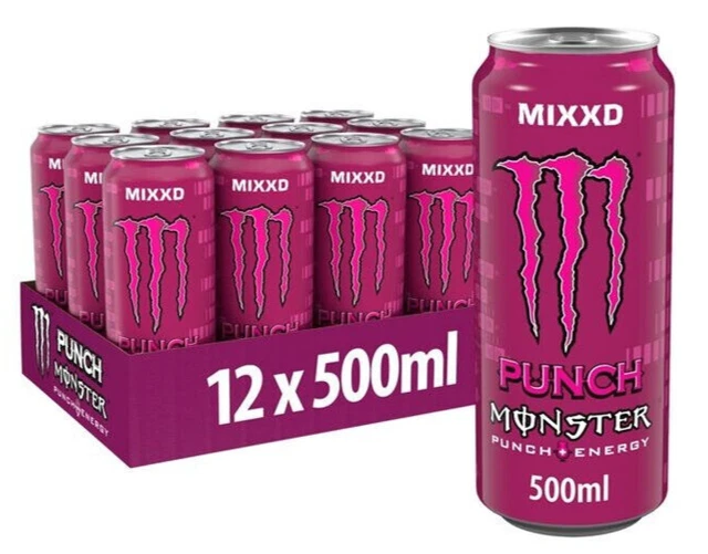 MONSTER ENERGY DRINK Punch MIXXD 500ml Full Case - Pack of 12 £15.99 ...
