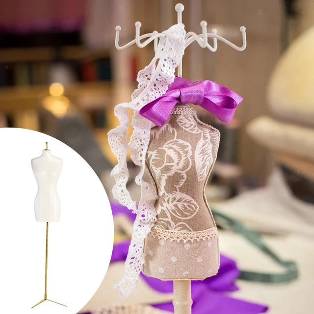 MINI MANNEQUIN MODEL Doll Dress Form Versatile Full Body Showcase Prop ...