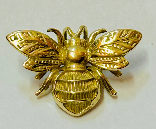 &SUPERB 9CT YELLOW Gold Bee Pendant" Heavy 1.6g £86.00 - PicClick UK