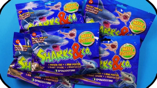 RETAIL BOX 16 X Sharks & Co Maxxi Edition New Release Blind Bags ...
