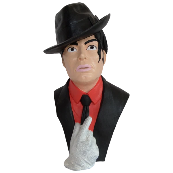 STATUE BUSTE EN résine de Michael Jackson hauteur 54 cm EUR 149,00 ...